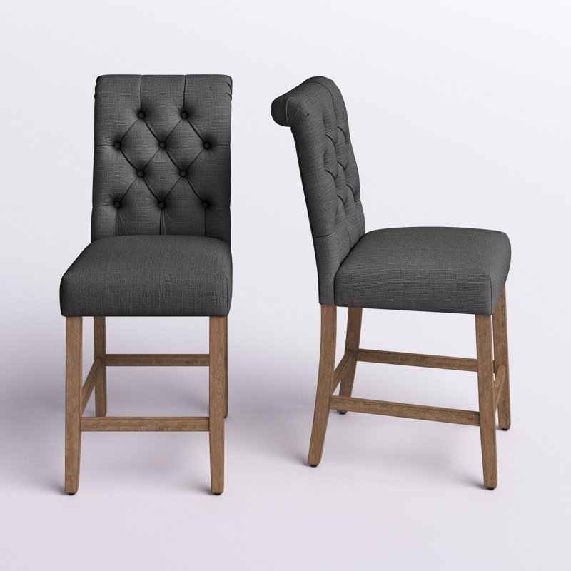 Lark Manor Alsadig Solid Wood Stool & Reviews | Wayfair